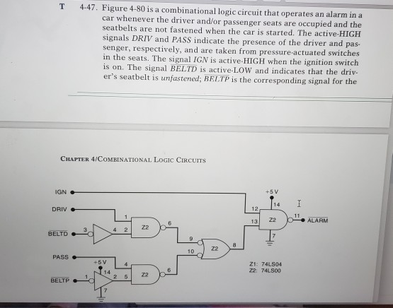 T 4 47 Figure 4 80 Is A Combinational Logic Circuit 4905