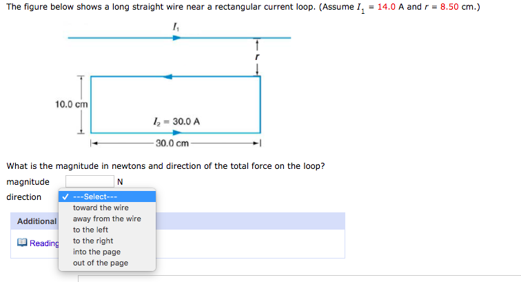 Solved The figure below shows a long straight wire near a | Chegg.com