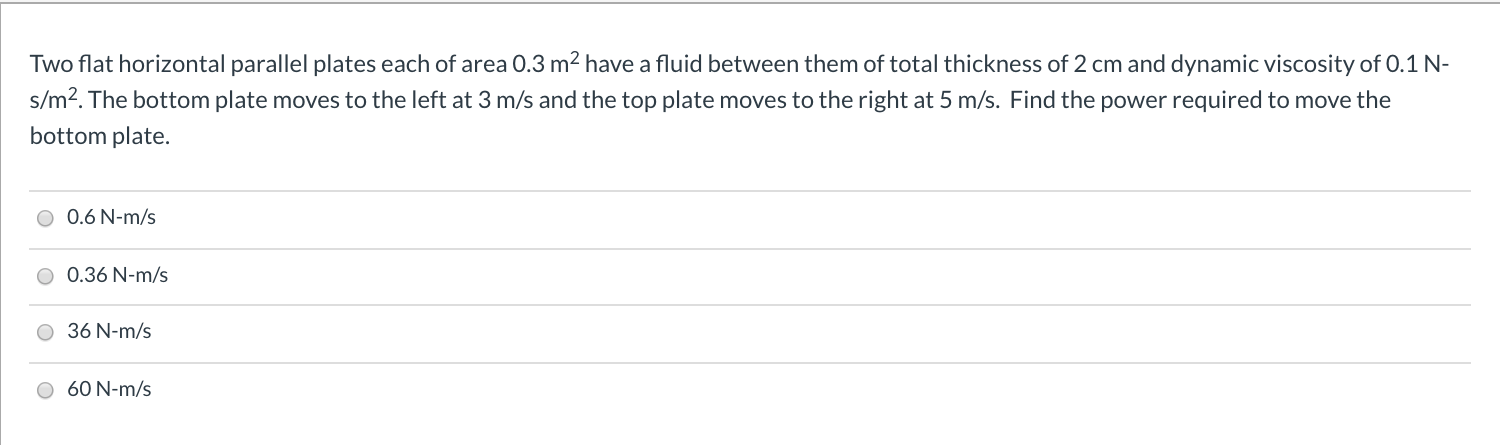 Solved Two flat horizontal parallel plates each of area 0.3 | Chegg.com