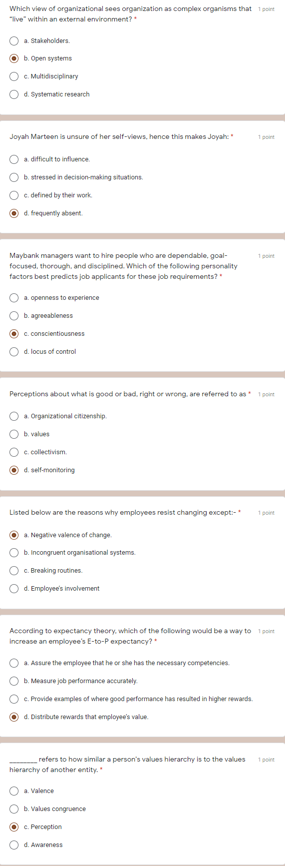 Solved Which view of organizational sees organization as | Chegg.com