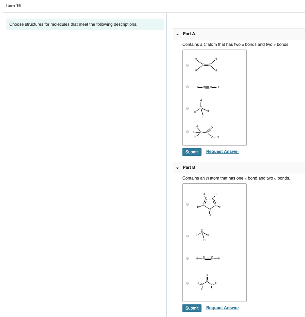 Solved What is the structure for Part A, B, & C for | Chegg.com