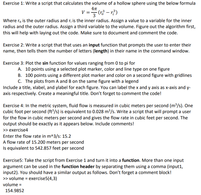 Solved For the following exercises, could you | Chegg.com