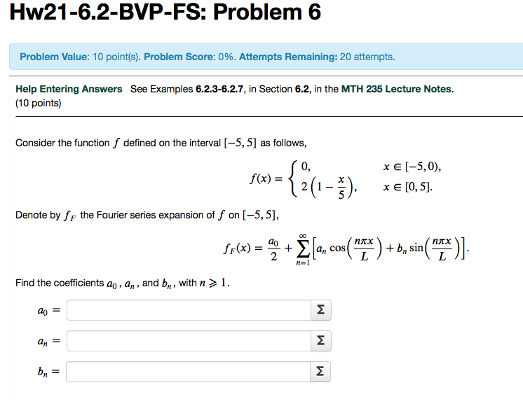 Solved Hw21-6.2-BVP-FS: Problem 6 Problem Value: 10 | Chegg.com