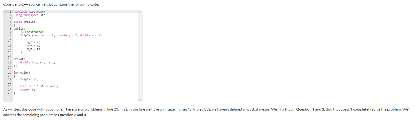 Solved Consider A C Source File That Contains The
