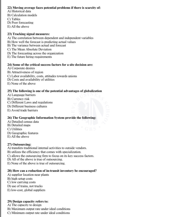 Solved Circle the correct response for each question. Make | Chegg.com