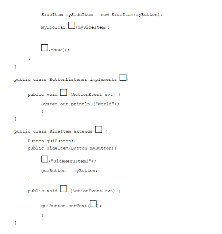 Solved 4. Coding Question. A CN1 program implements a simple | Chegg.com