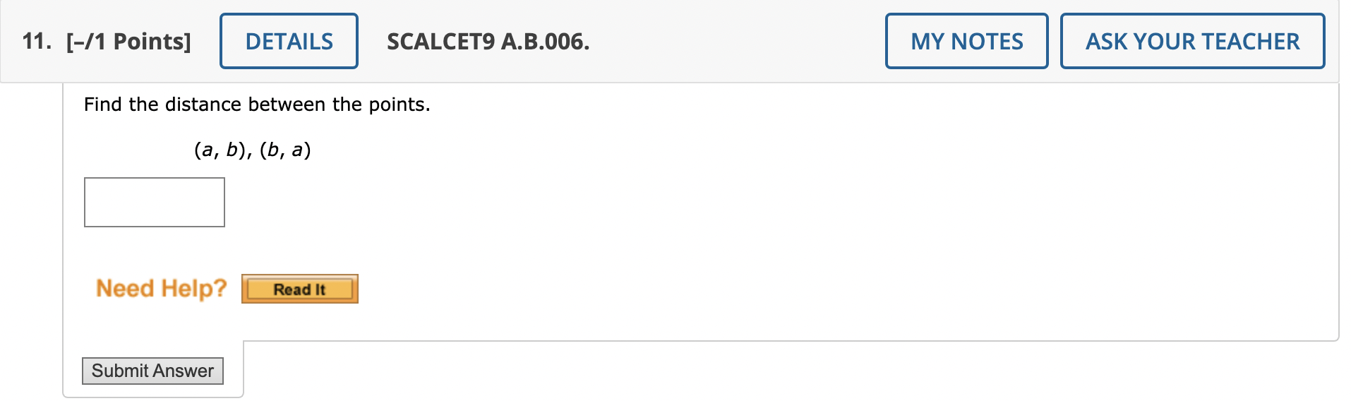 Solved Find the distance between the points. | Chegg.com