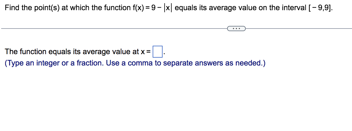 Solved Find the point(s) at which the function f(x) = 9− |x| | Chegg.com