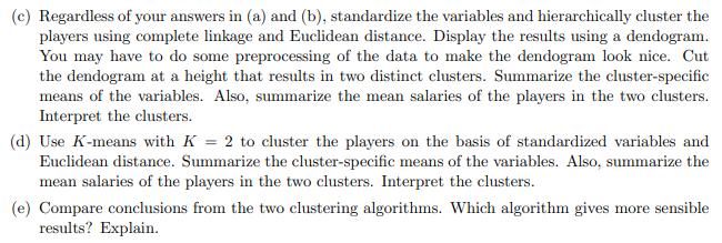 R Code Use The Hitters Dataset From The Islr Package 