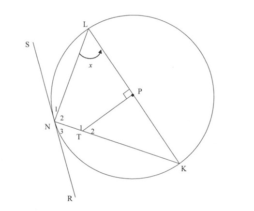Solved 11. In the diagram LK is a diameter of the circle | Chegg.com