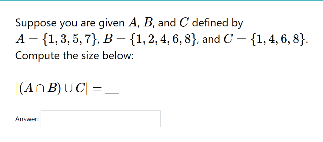 Solved Suppose you are given A,B and C defined by | Chegg.com