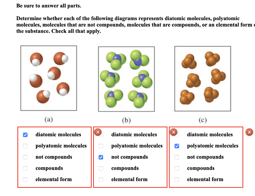 Solved Be sure to answer all parts. Determine whether each | Chegg.com