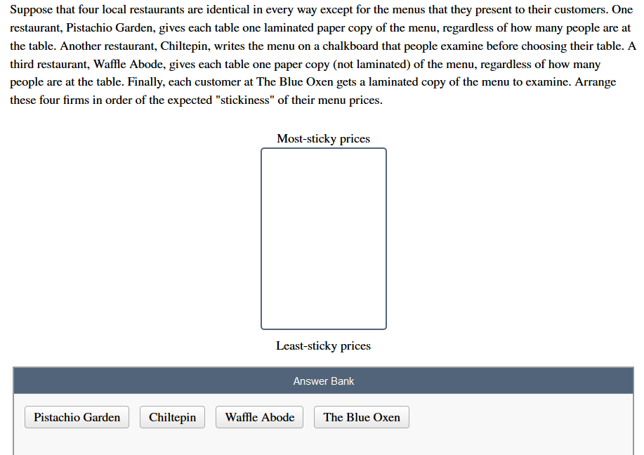 Solved Suppose that four local restaurants are identical in | Chegg.com