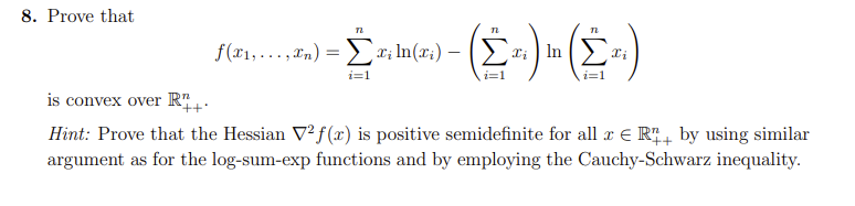 Solved 8. Prove that | Chegg.com