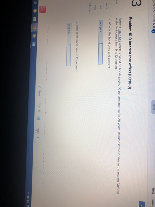 Solved Problem 10-9 Interest rate effect [LO10-3] Refer to | Chegg.com