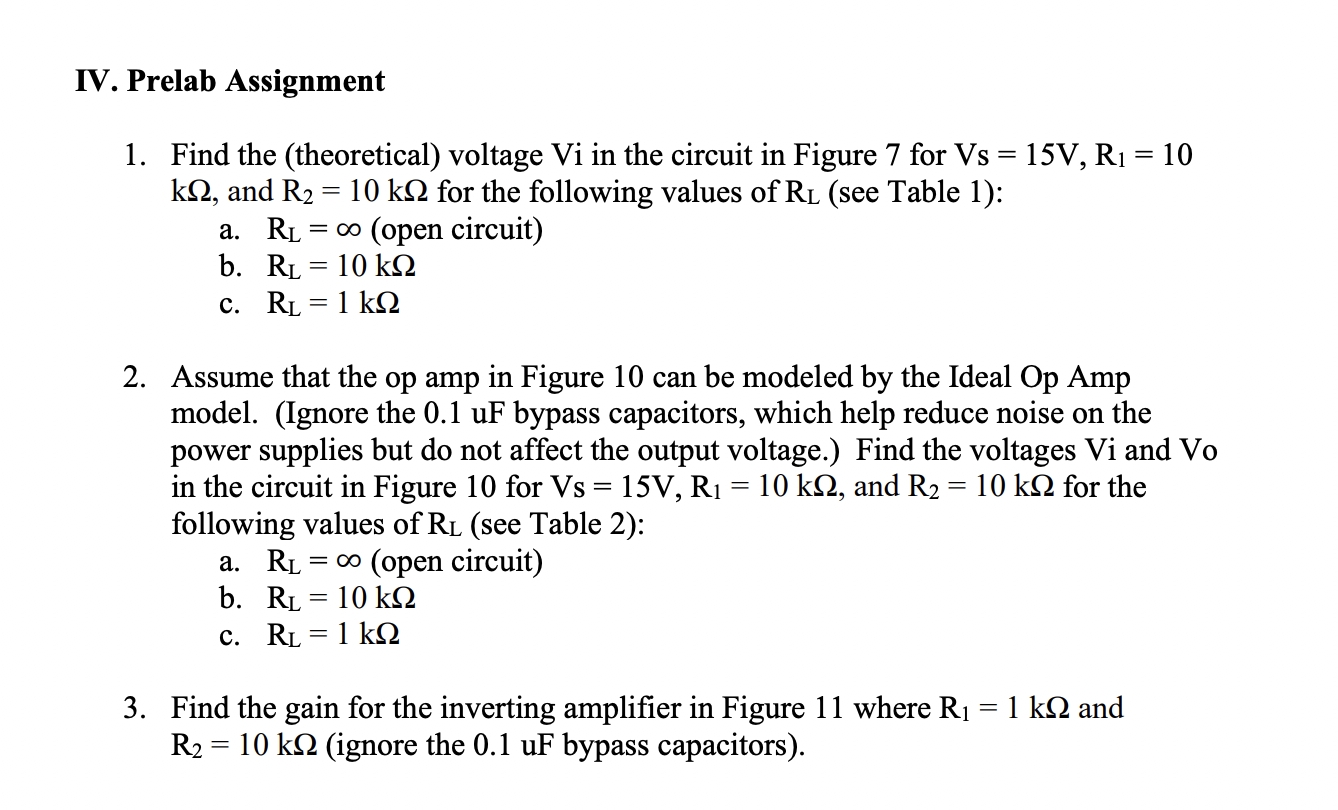 Solved 1. Find the (theoretical) voltage Vi in the circuit | Chegg.com