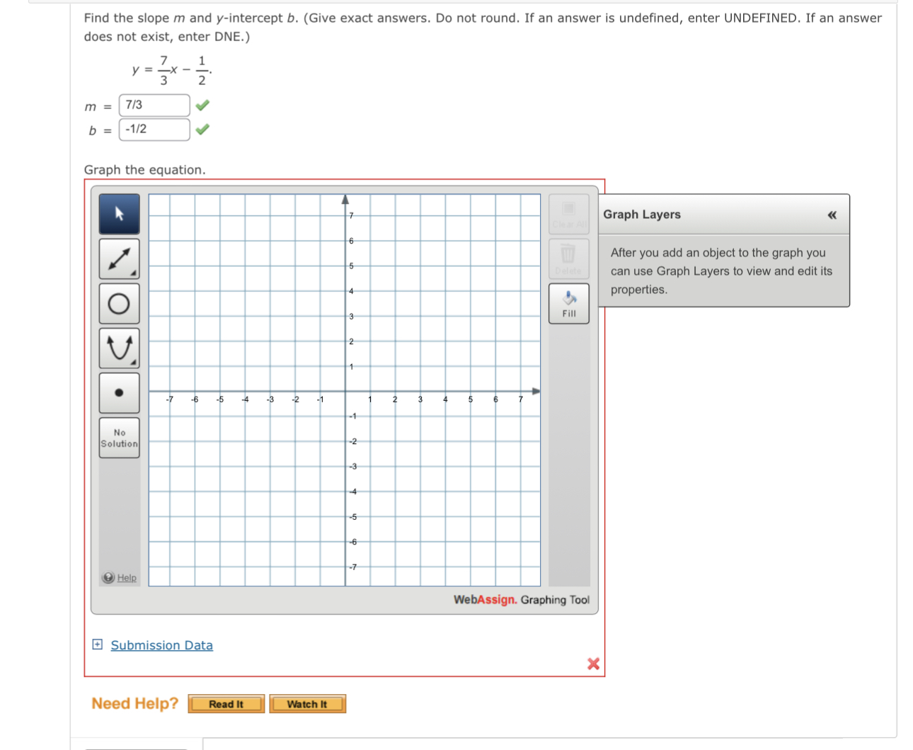 Solved Find the slope m ﻿and y-intercept b. (Give exact | Chegg.com