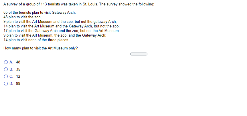 Solved Use the Venn diagram shown to list the set BUC in | Chegg.com