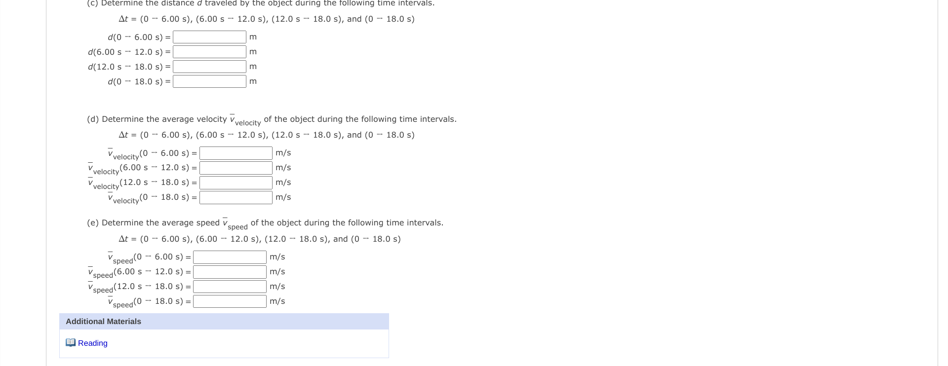 Solved An Object Is Moving Along The X Axis And An 18 0 S