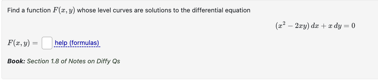 Solved Find a function F(x,y) ﻿whose level curves are | Chegg.com