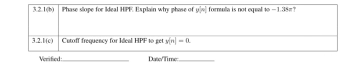 Solved 3.2 Ideal Filters and Practical Filters In dltidemo, | Chegg.com