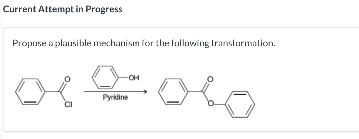 Solved Current Attempt in Progress Propose a plausible | Chegg.com