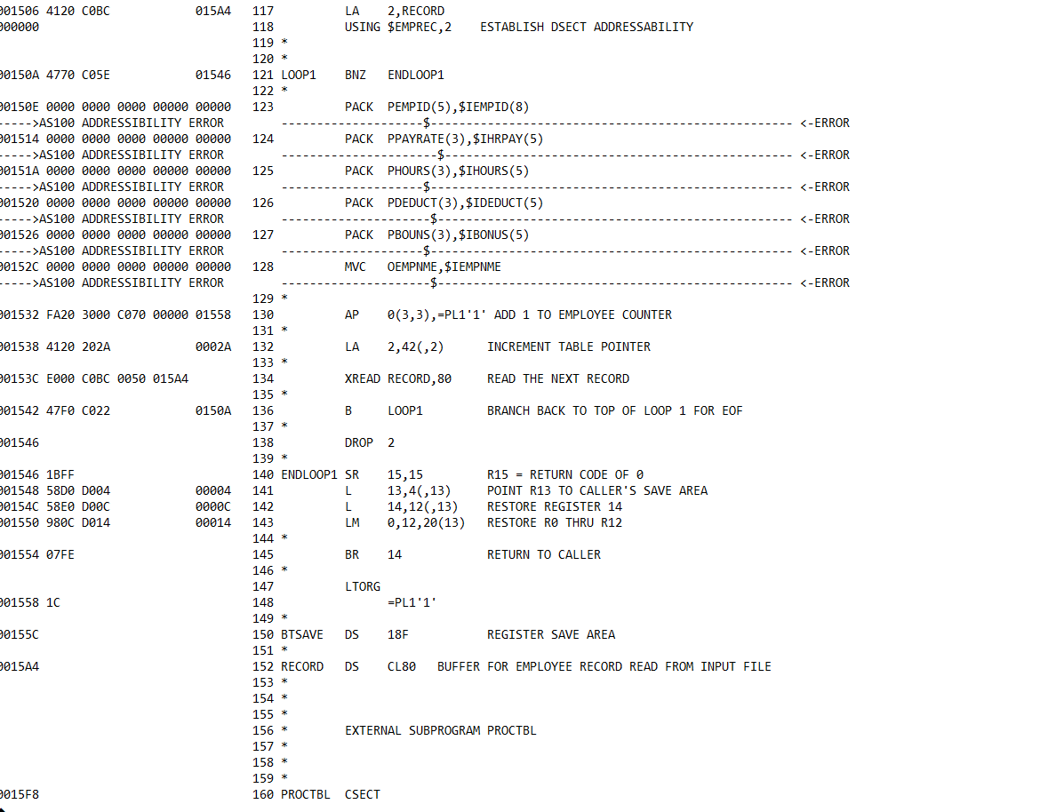 Solved Can anyone fix this error ----->AS100 | Chegg.com