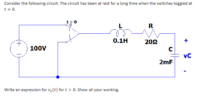 Solved Consider the following circuit. The circuit has been | Chegg.com