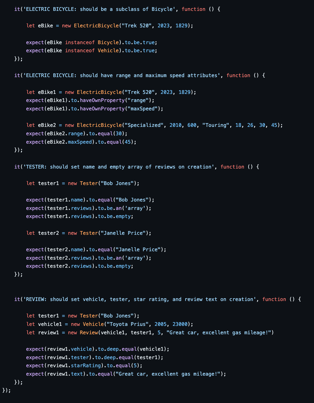 Solved TDD and OOP practice assessment In this practice | Chegg.com