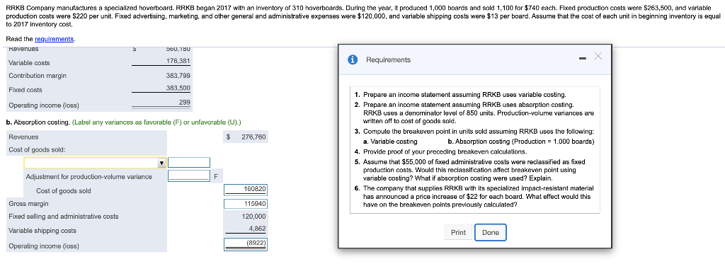 Solved Requirement 3. Compute the breakeven point in units | Chegg.com