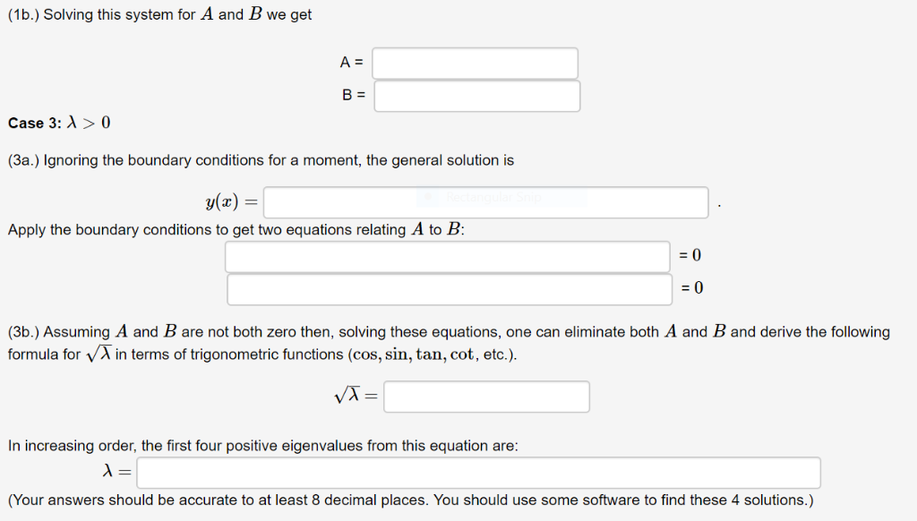 Solved (4 points) For some families of Second-Order linear | Chegg.com