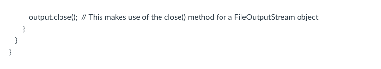 Solved Implement a class named BitOutputStream for writing a | Chegg.com