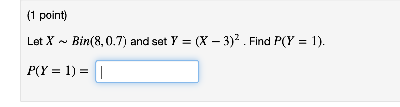 Solved (1 point) Let X ~ DUnif(1, ...,18). If F is the cdf | Chegg.com