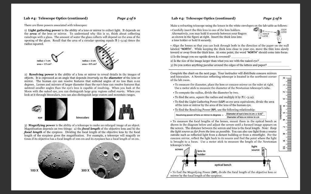 Optical device Diameter (cm ama FL Human eye pupil 1x | Chegg.com