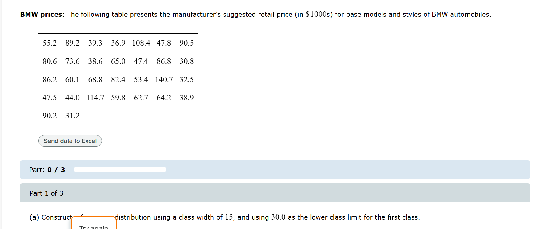 Solved A ﻿construct A Frequency Distribution Using A Class 
