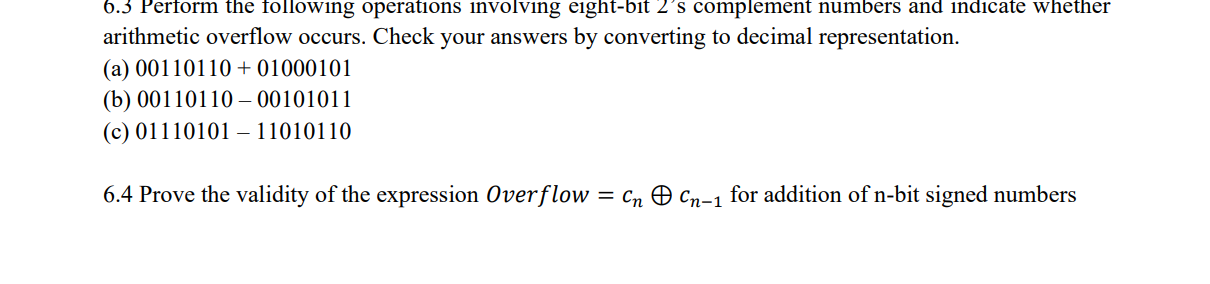Solved 0.3 Perform the following operations involving | Chegg.com