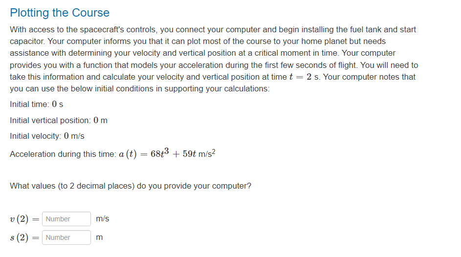 Solved Plotting the CourseWith access to the spacecraft's | Chegg.com