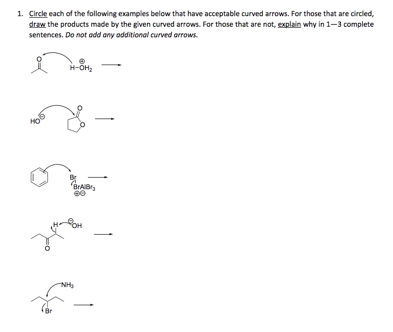 Solved 1. Circle each of the following examples below that | Chegg.com