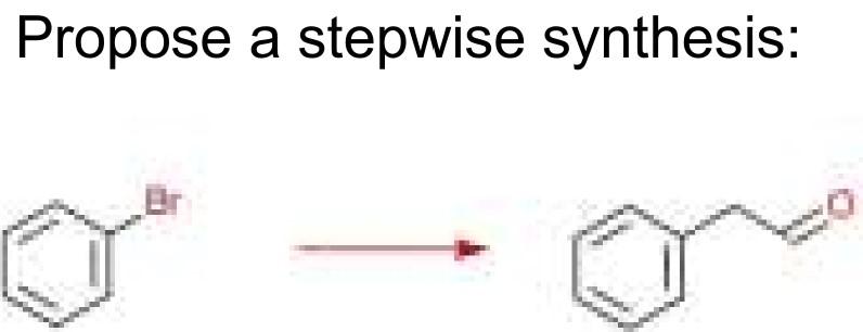Solved Propose a stepwise synthesis: | Chegg.com