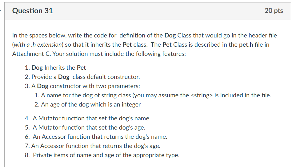 Solved In the spaces below, write the code for definition of | Chegg.com