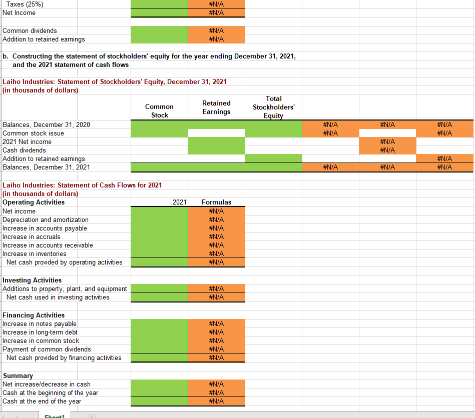 Solved c. Calculate 2020 and 2021 net operating working | Chegg.com
