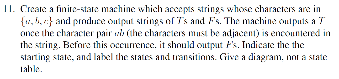 Solved 1 Create A Finite State Machine Which Accepts 3652