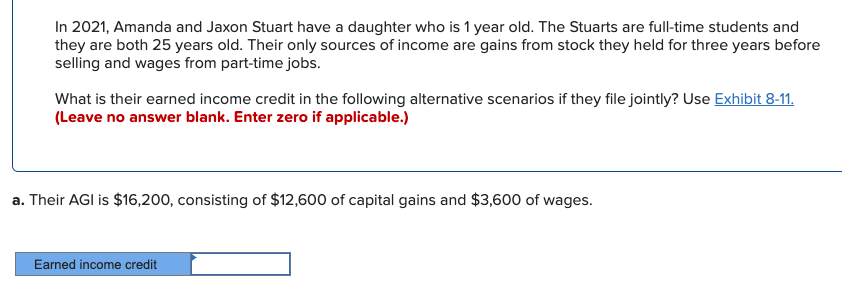 In 2021, Amanda and Jaxon Stuart have a daughter who | Chegg.com