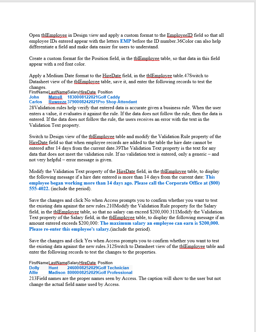 Open the downloaded Access file named | Chegg.com