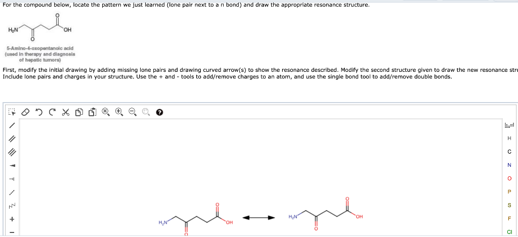 Solved For the compound below, locate the pattern we just | Chegg.com