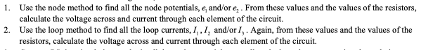 Solved 1. Use the node method to find all the node | Chegg.com