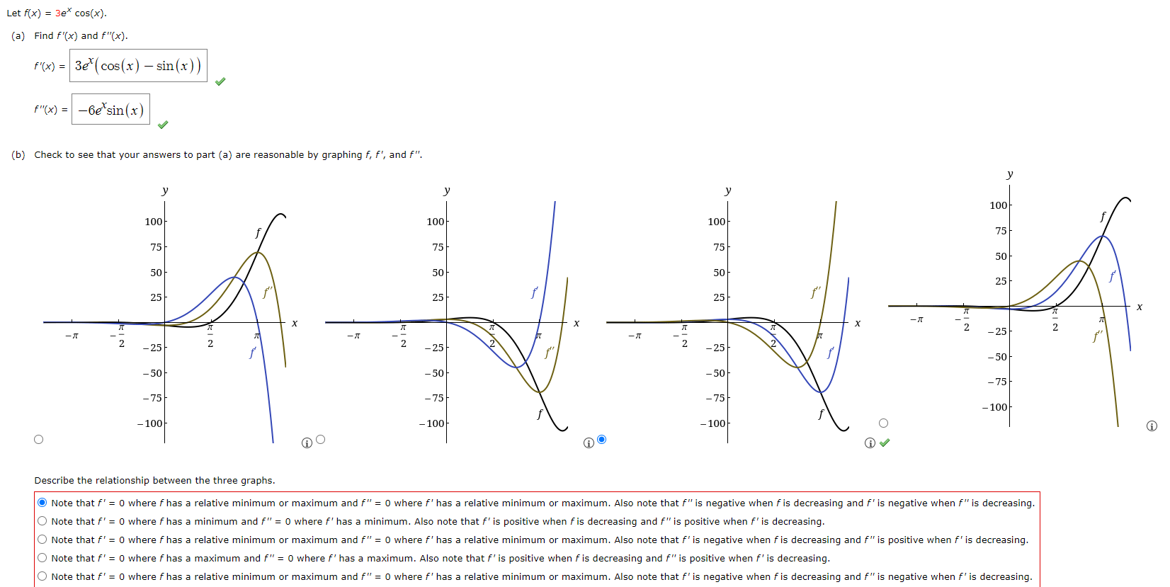 Solved Describe the relationship between the three | Chegg.com