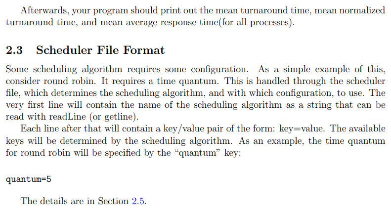 Solved 1 Description You will be writing a simulation to | Chegg.com