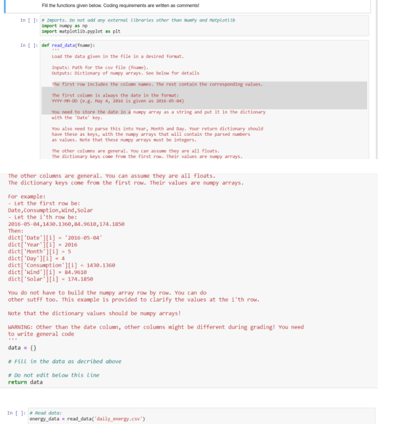 E F G Н. А B с D 1 Date,Consumption, Wind Solar 2 | Chegg.com