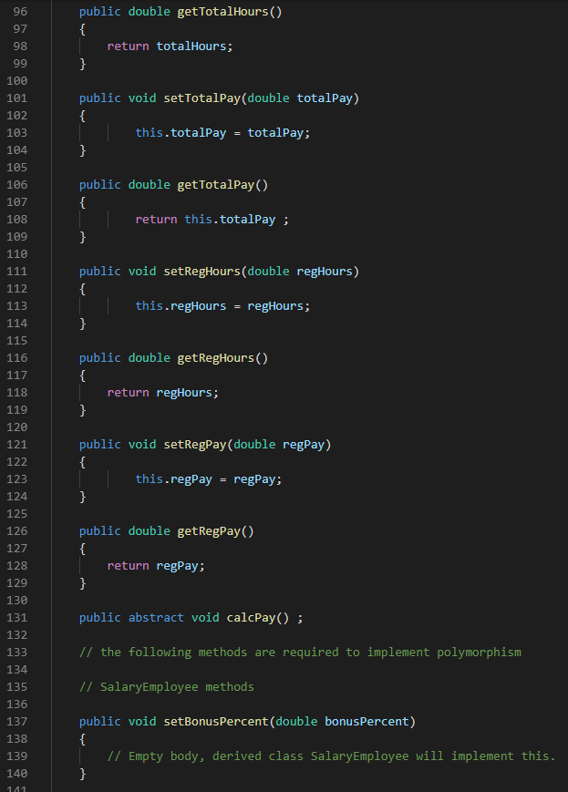 Solved JAVA: Inheritance & Polymorphism Here are parts of | Chegg.com